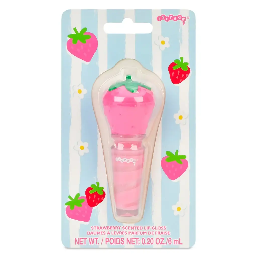 Strawberry Spiral Lip Gloss | Iscream